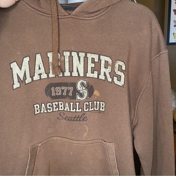 Gear For Sports | Shirts | Vintage Mariners Baseball Hoodie Mens M ...